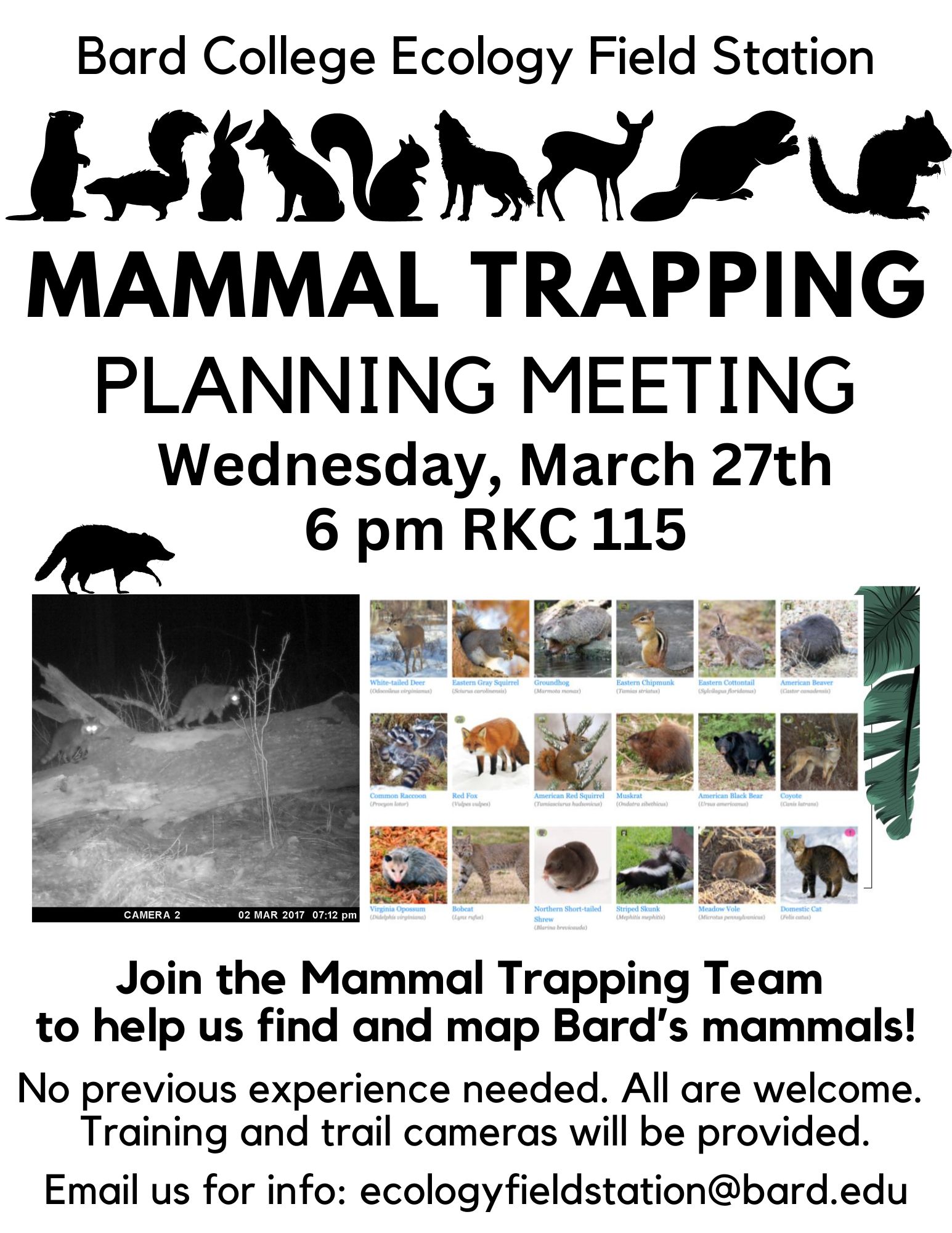 Mammal Trapping Planning Meeting
