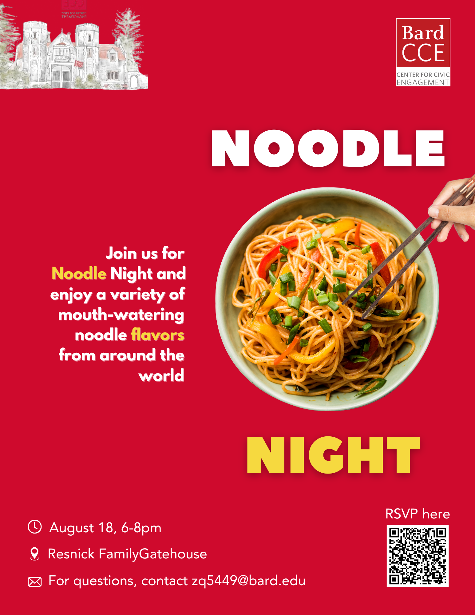 Noodle Night with the Center for Civic Engagement